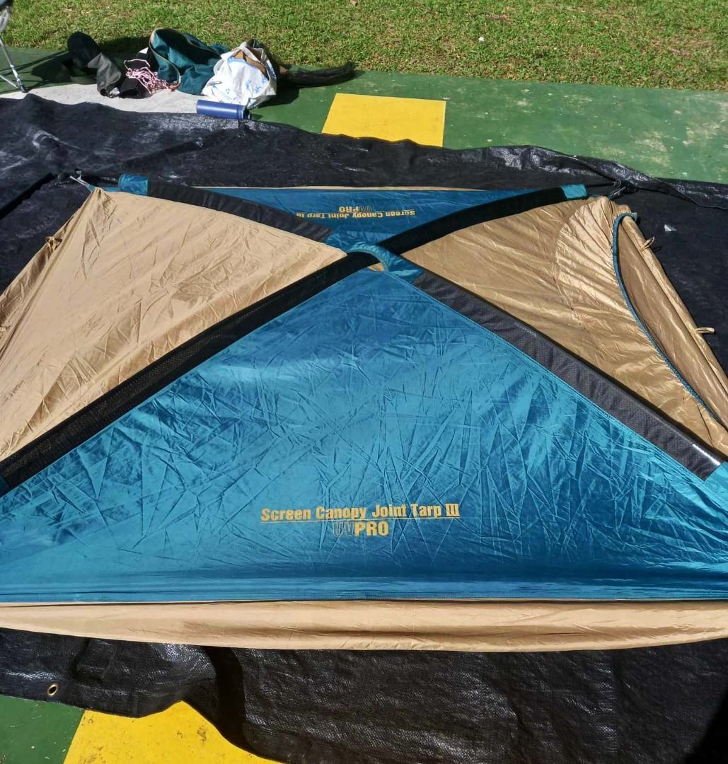 Coleman screen tarp III tent, Sports Equipment, Hiking & Camping on ...