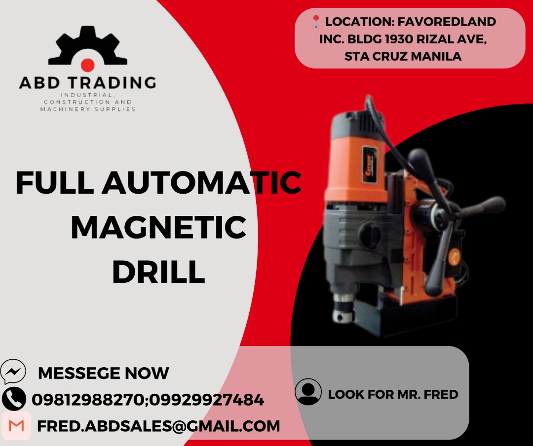 FULL AUTOMATIC MAGNETIC DRILL, Commercial & Industrial, Construction ...