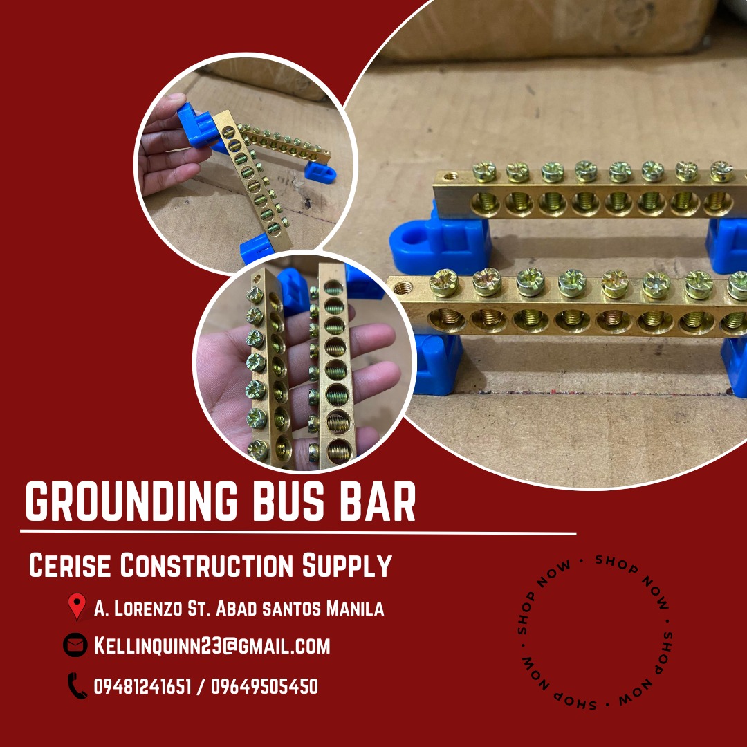Grounding Bus Bar, Commercial & Industrial, Construction Tools ...