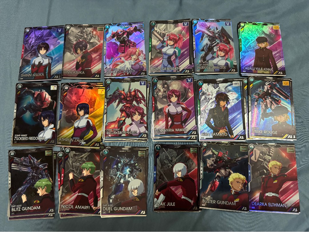 Gundam Arsenal Base Seed Freedom Card, 興趣及遊戲, 玩具 & 遊戲類 - Carousell