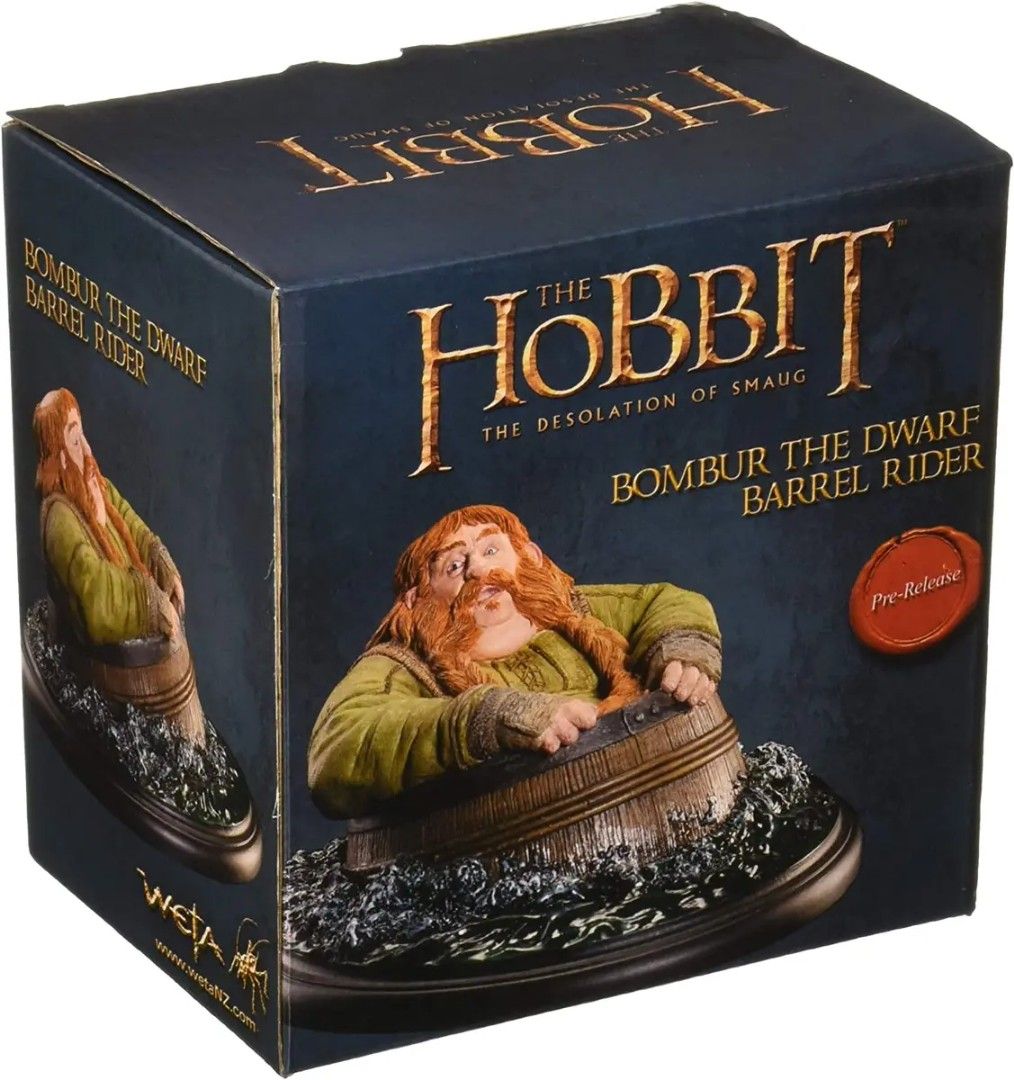 Hobbit Mini Statue Bombur Barrel Rider - Mini Statue, Black, Hobbies ...