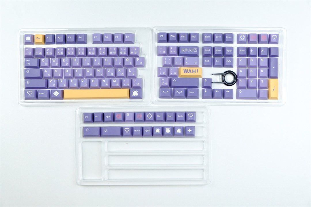 Hololive Ninomae Inanis keycaps, 電腦＆科技, 電腦周邊及配件, 電腦鍵盤及相關產品 - Carousell