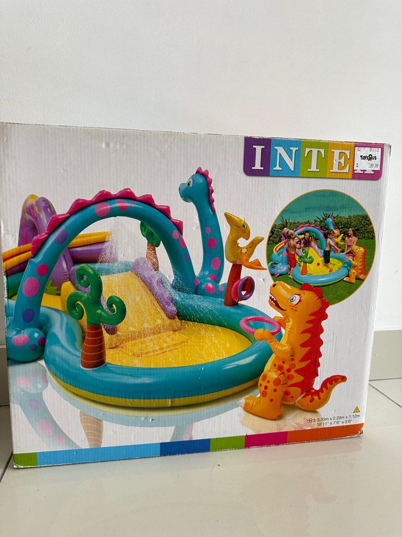 Index inflatable pool dinosaur, Hobbies & Toys, Toys & Games on Carousell