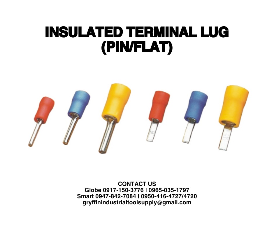 Insulated Terminal Lug (PIN/FLAT), Commercial & Industrial, Industrial ...