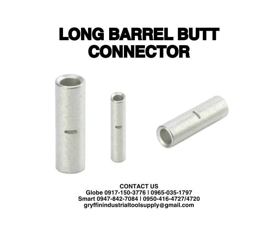 Long Barrel Butt Connector, Commercial & Industrial, Industrial ...