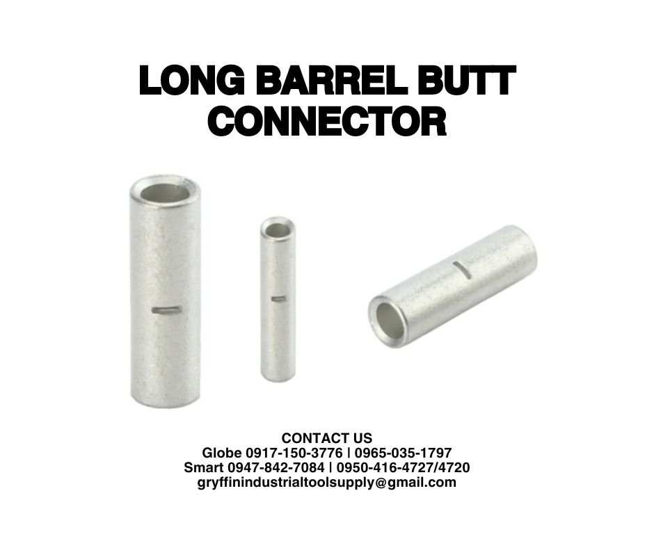 Long Barrel Butt Connector, Commercial & Industrial, Industrial ...