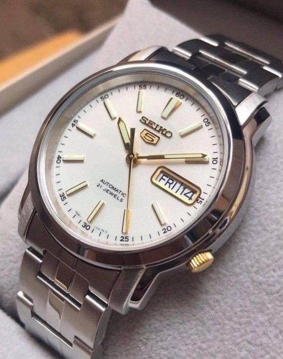*Lowest Price*Seiko 5 SNKL77 Men's / Unisex Automatic White Dial ...