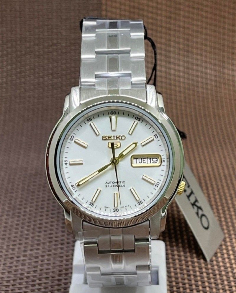 *Lowest Price*Seiko 5 SNKL77 Men's / Unisex Automatic White Dial ...