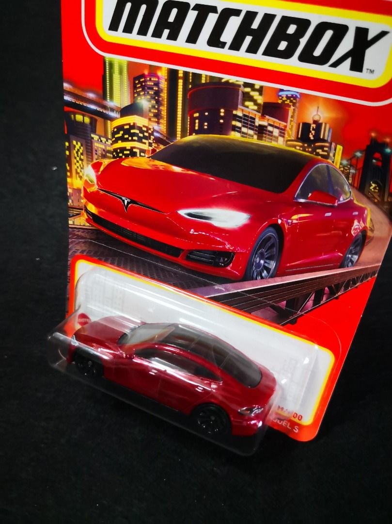 Matchbox Tesla Model S Red 2024, Hobbies & Toys, Toys & Games on Carousell