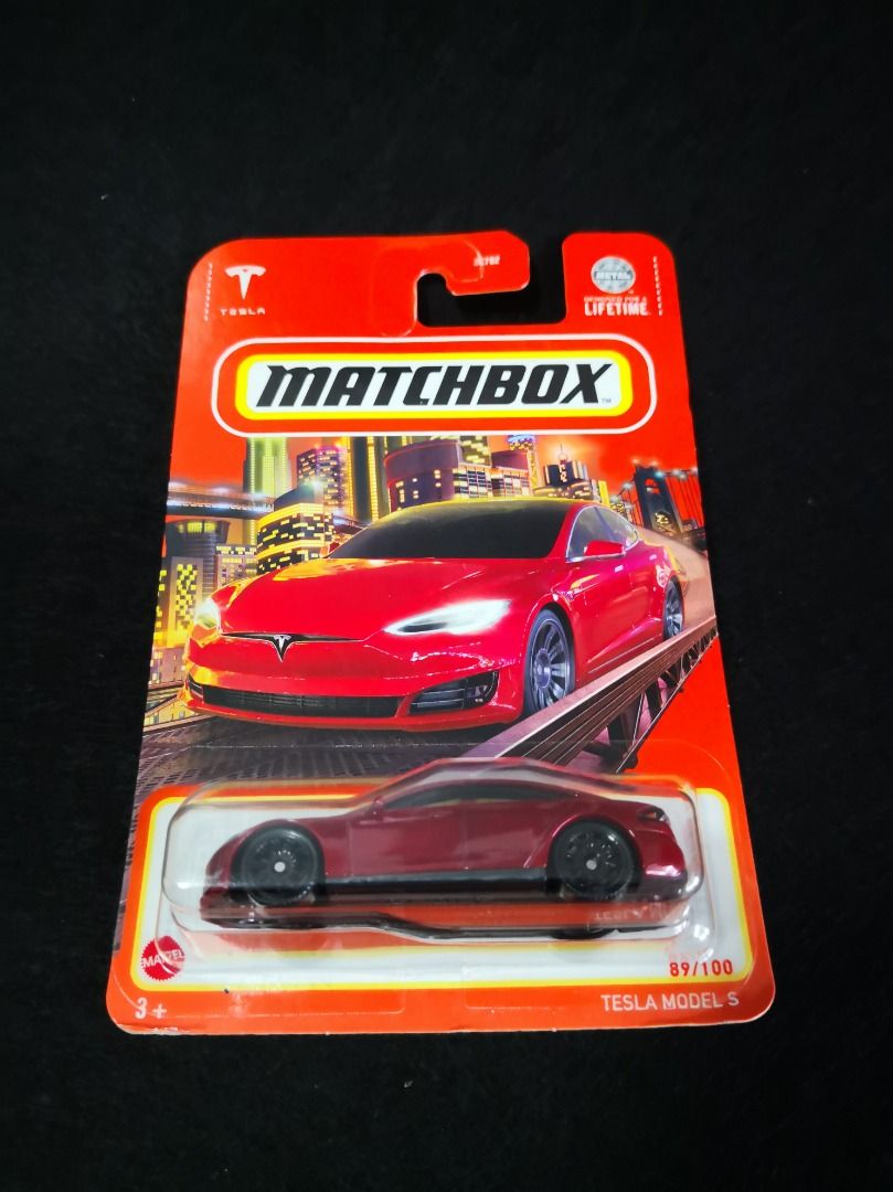 Matchbox Tesla Model S Red 2024, Hobbies & Toys, Toys & Games on Carousell