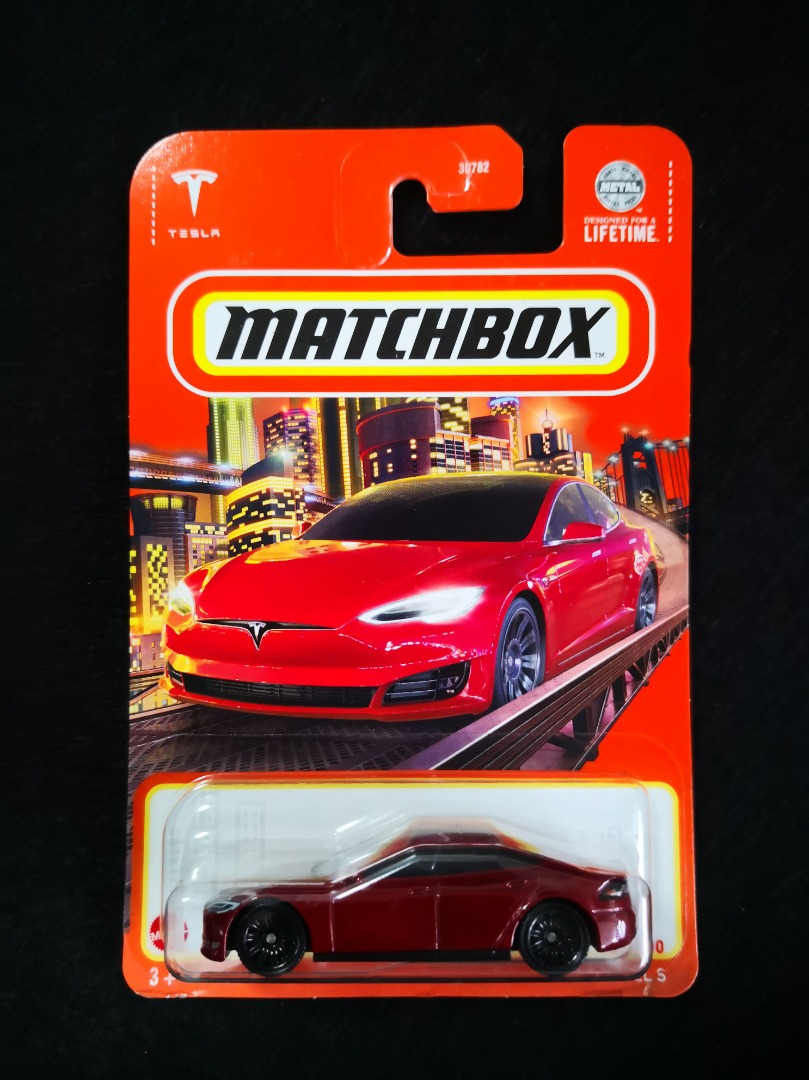 Matchbox Tesla Model S Red 2024, Hobbies & Toys, Toys & Games on Carousell