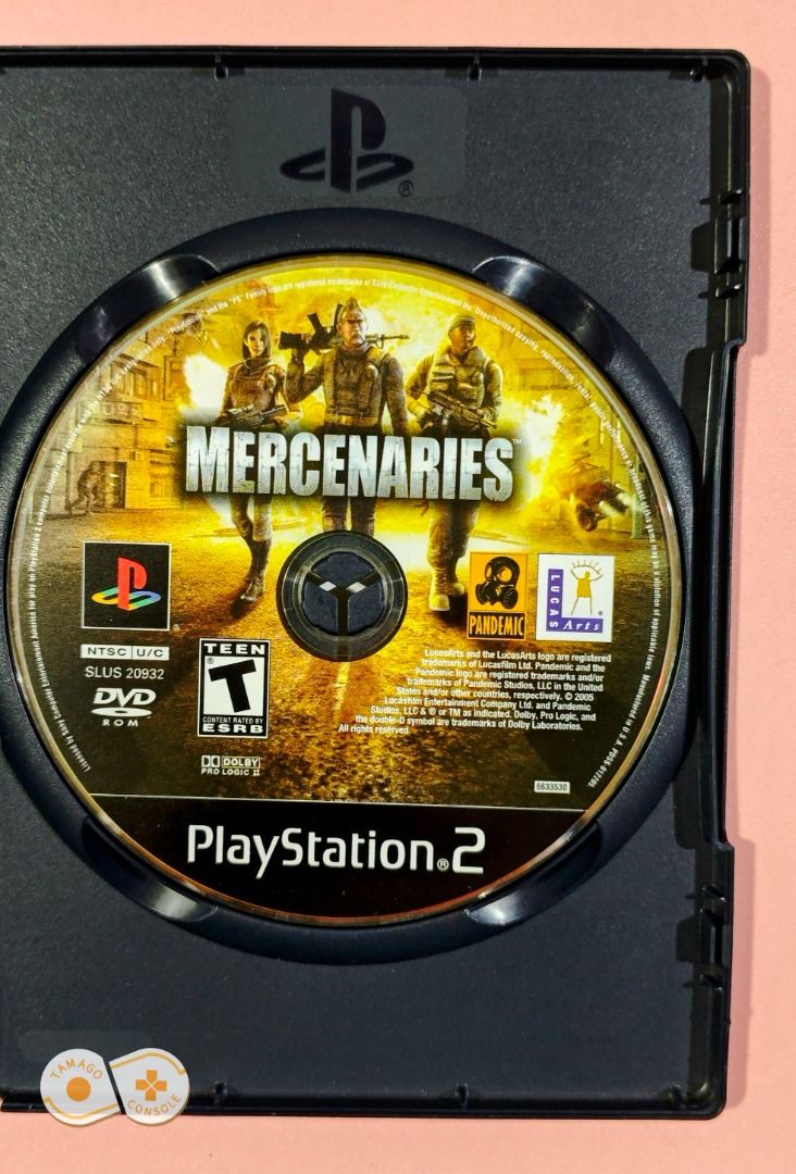 Mercenaries - [PS2 Game] [NTSC - ENGLISH Language], Video Gaming, Video ...