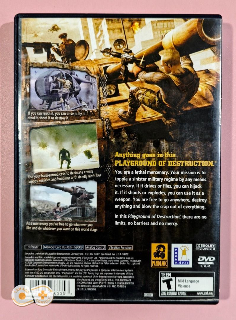 Mercenaries - [PS2 Game] [NTSC - ENGLISH Language], Video Gaming, Video ...