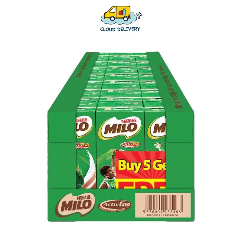 Milo Packet Drink. 24 x 200 ml per carton. Best Before: January 2025 ...