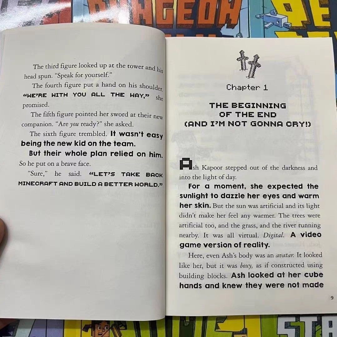 Minecraft woodsword chronicles collection Children Story Books Set ...