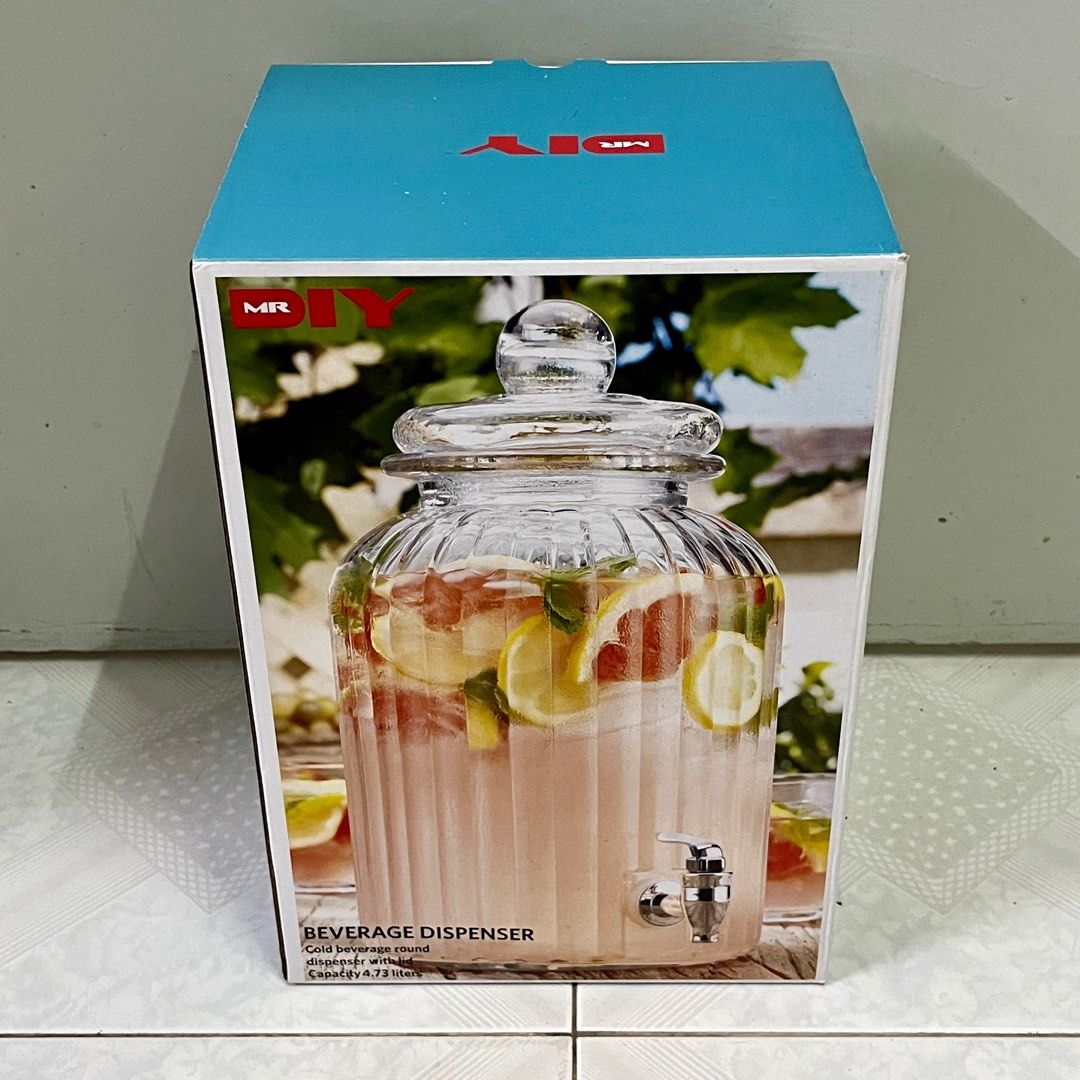MR DIY BEVERAGE DISPENSER 4.73L, Furniture & Home Living, Kitchenware ...