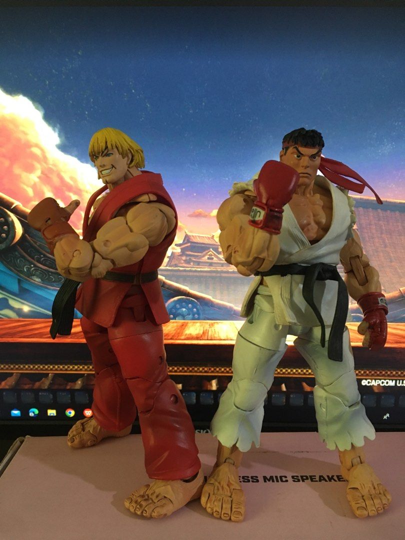 Neca Street Fighter Ryu and Ken, Hobbies & Toys, Toys & Games on Carousell