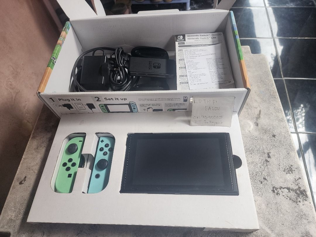 Nintendo Switch v2 Animal Crossing ACNH Limited Edition Fullset 13 ...
