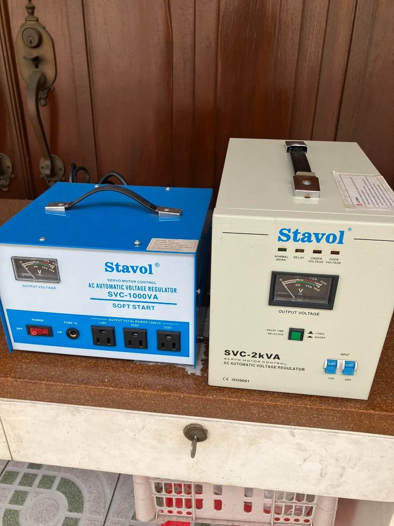 ORIGINAL single phase 1 yr guarantee AVR for sensitive items ref ...