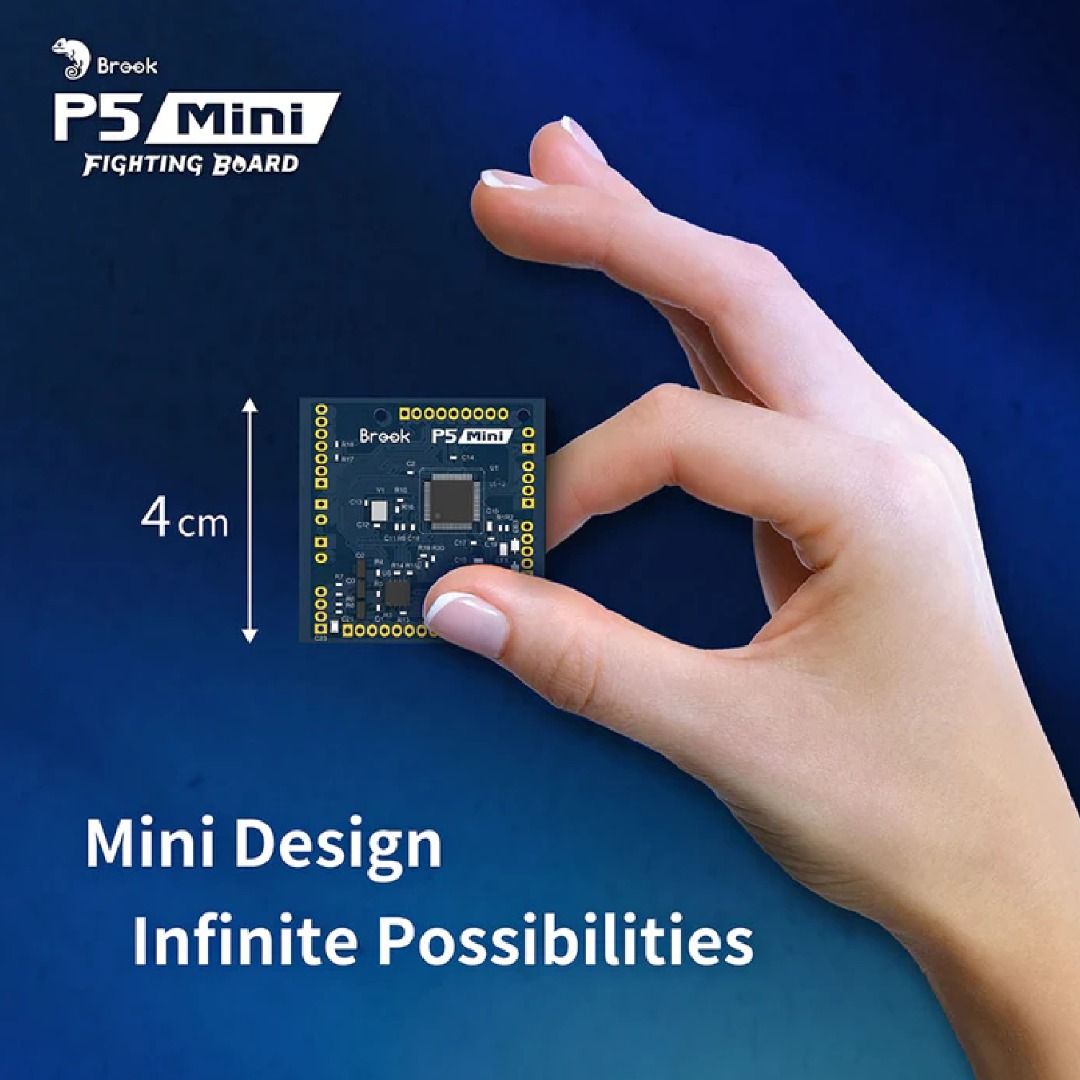 Brook P5 Mini Fighting Board格鬥遊戲大搖桿格鬥板 PS5格鬥遊戲/PS4/PS3/Switch OLED/PC (X-Input)用 (需焊接), 電子遊戲, 遊戲 ...