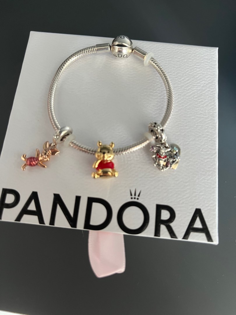 Pandora pooh piglet charm, Women's Fashion, Jewelry & Organisers ...