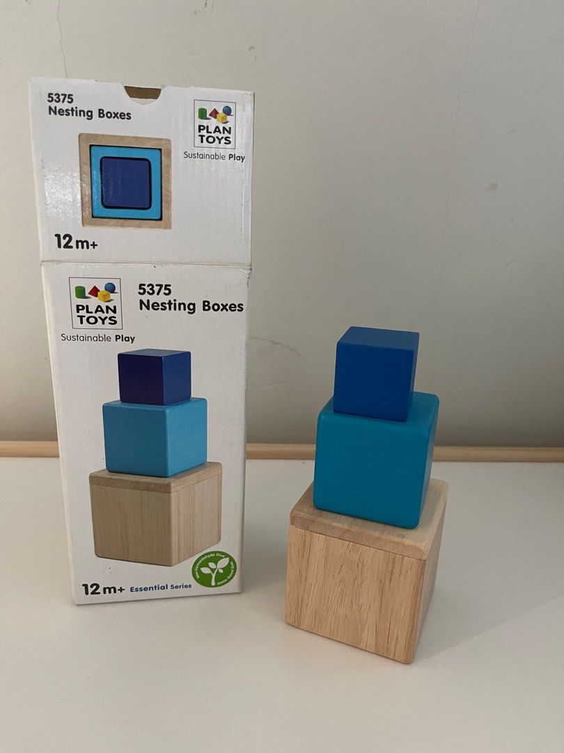 Plan Toys Nesting Boxes, Hobbies & Toys, Toys & Games on Carousell