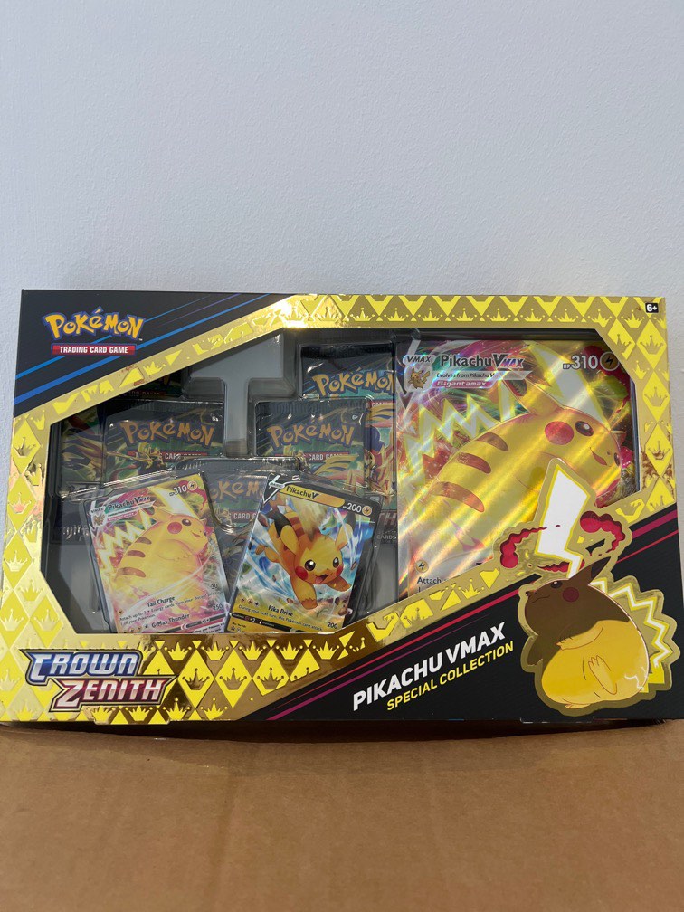 Pokemon TCG Pikachu VMax Special Collection Box, Hobbies & Toys, Toys ...