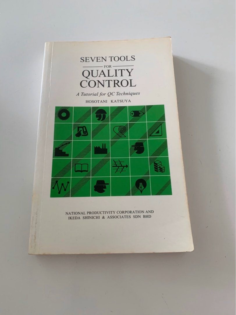 Seven Tools for Quality Control Book - a must book for QA and QC ...