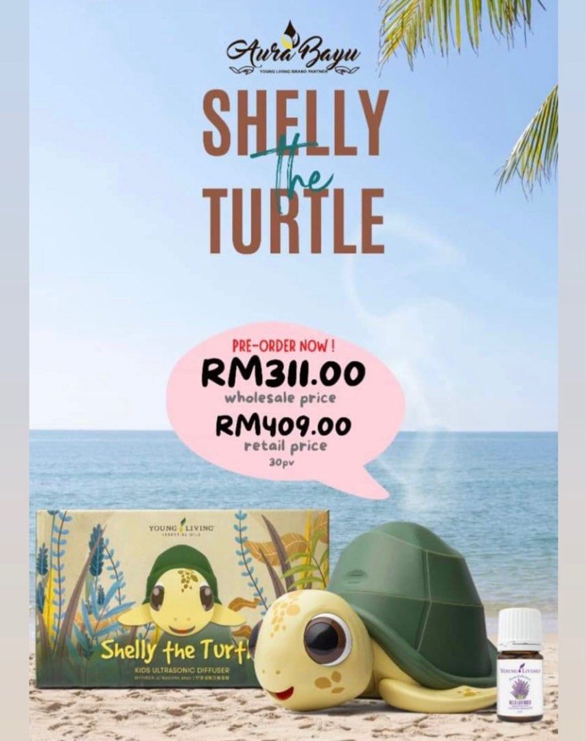Shelly the turtle YL Diffuser, Furniture & Home Living, Home Fragrance ...