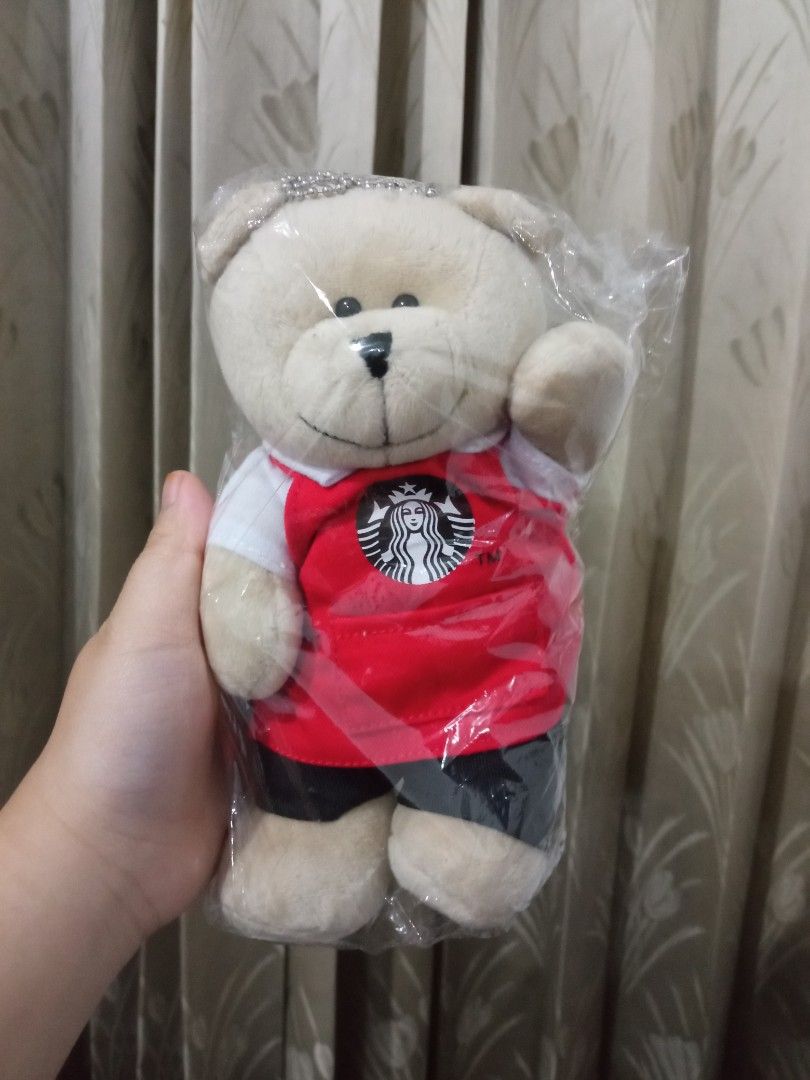 Starbucks Bearista Doll Keychain Original, Toys & Collectibles, Mainan di Carousell