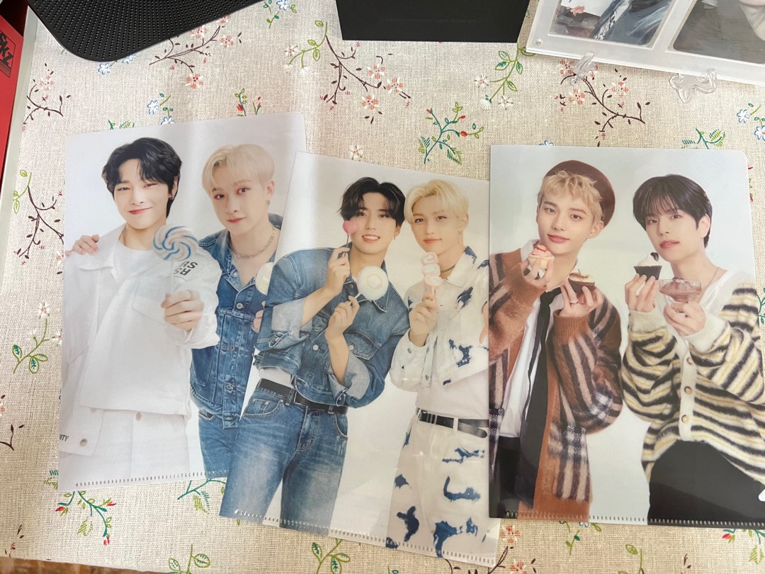 Stray Kids x Family Mart Japan A5 folders, Hobbies & Toys, Collectibles ...