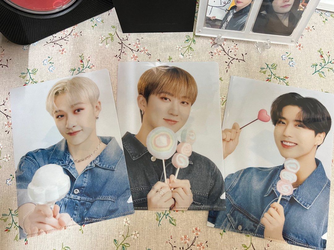 Stray Kids x Family Mart Japan A5 folders, Hobbies & Toys, Collectibles ...