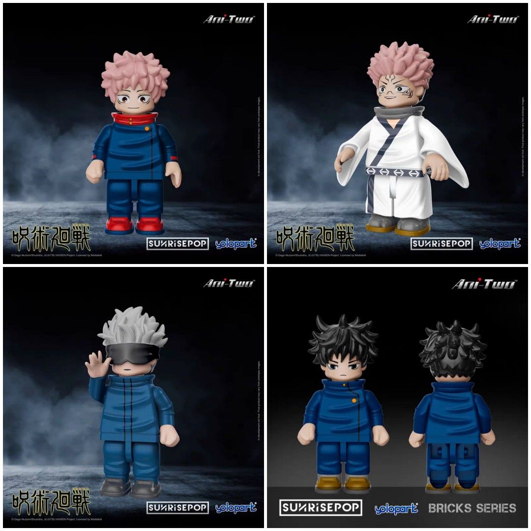 [SUNRISE POP X ANI-TWO] JUJUTSU KAISEN SERIES BRICKSMEN COMBO LEGO FULL ...