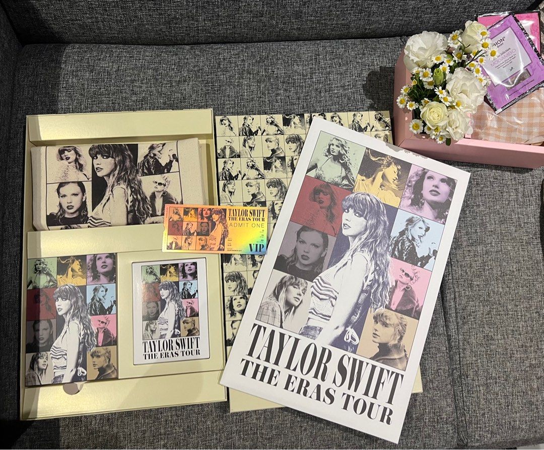 Taylor Swift THE ERAS TOUR VIP Box w/ FREE Midnights Poster, Hobbies ...