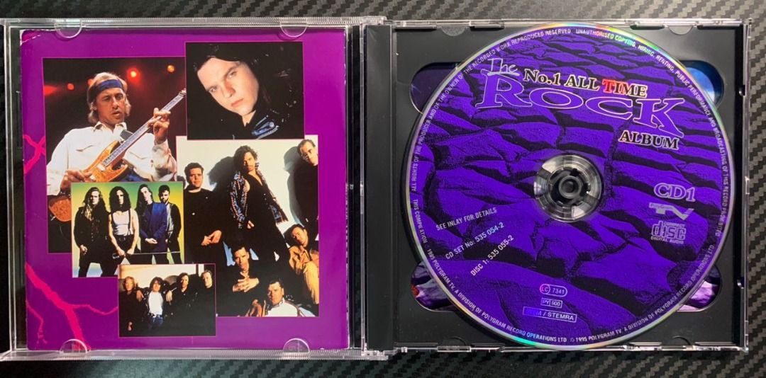 The No.1 All Time Rock Album Compilation (CDx2, EU, 1995) DCG33 ...