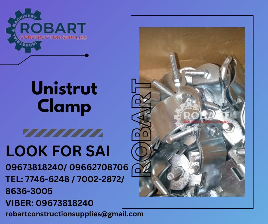 Unistrut Clamp, Commercial & Industrial, Construction Tools & Equipment ...