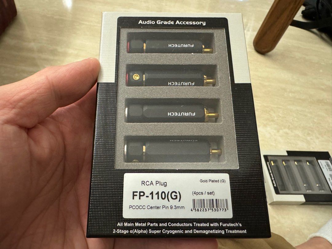 全新 FURUTECH RCA 頭 FP-110 (G), 音響器材, 其他音響配件及設備 - Carousell