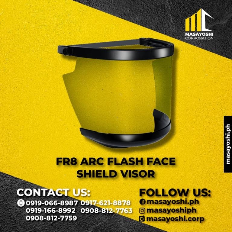 Arc Flash Face Shield Visor FR8 | PPE | Personal Protective Equipment ...