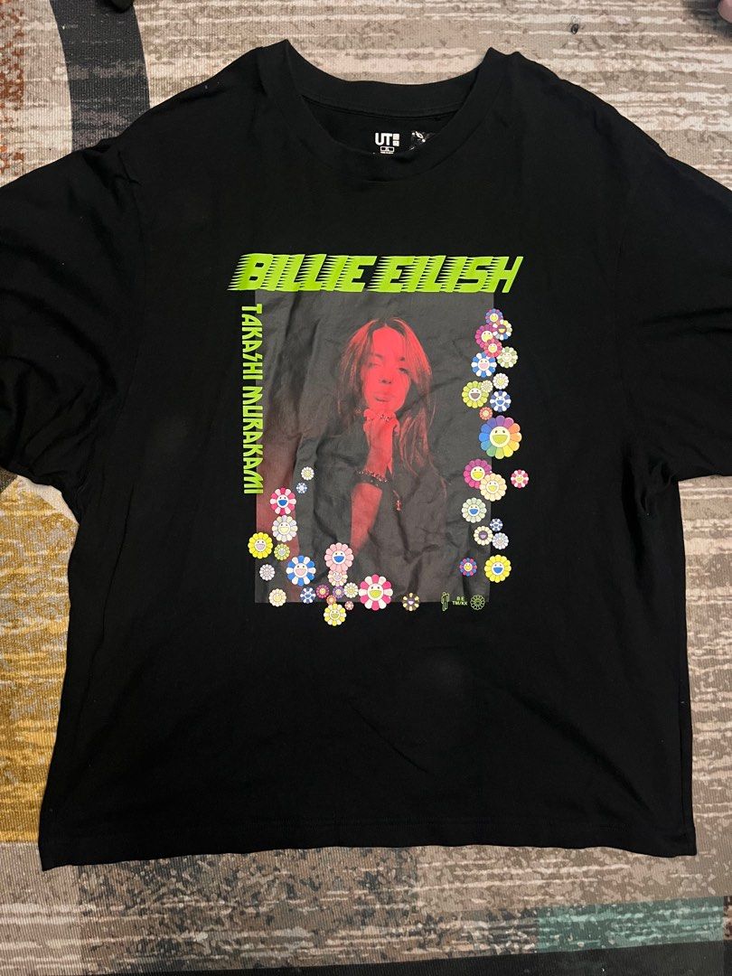 Billie Elish x takashi murakami, Men's Fashion, Tops & Sets, Tshirts ...