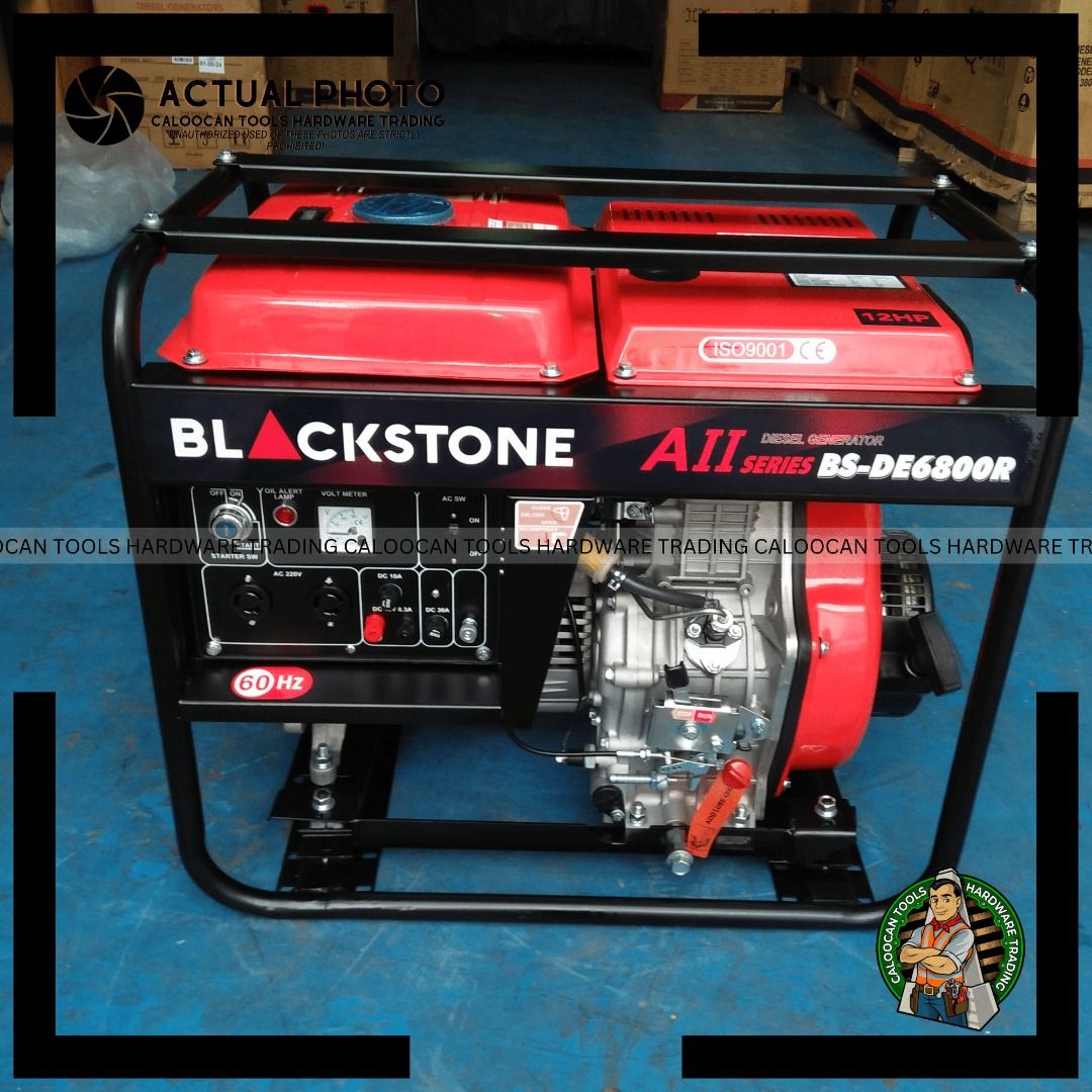 BLACKSTONE AII Series Diesel Generator Set - Dual Start System 5000W ...