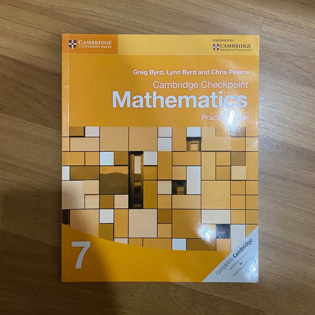 Cambridge Checkpoint Mathematics 7 Practice Book, Hobbies & Toys, Books ...