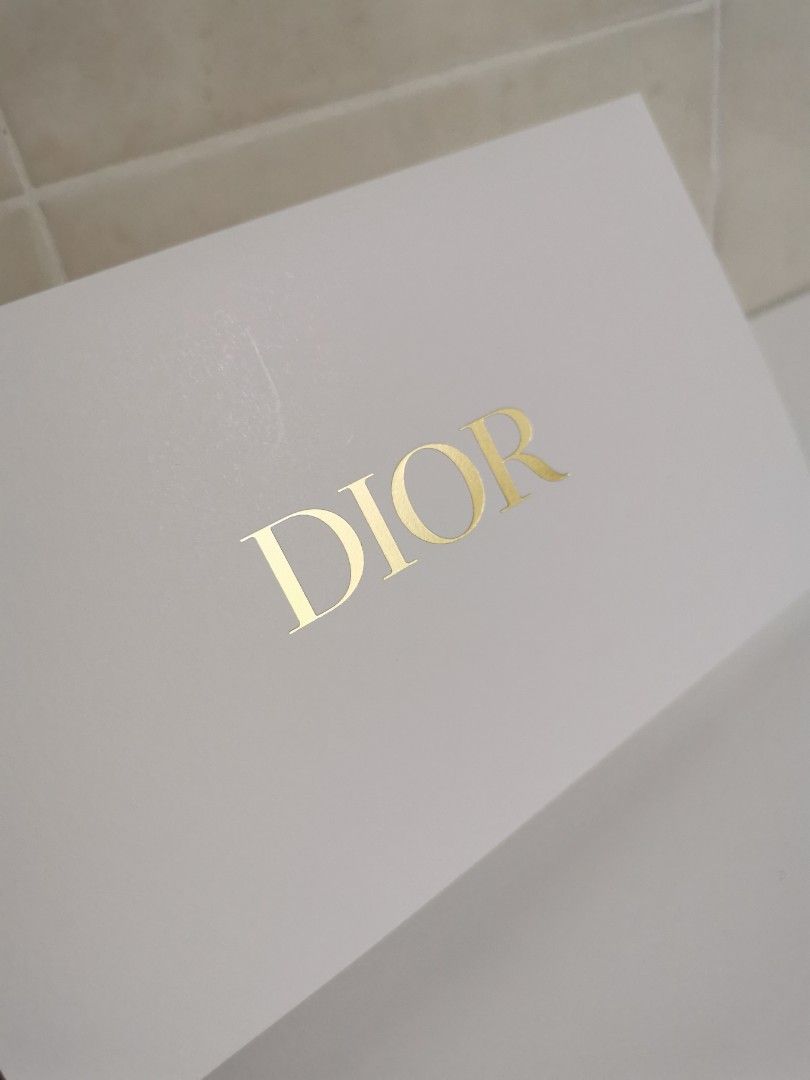Christian Dior White Envelope Card Holder, Luxury, Accessories on Carousell