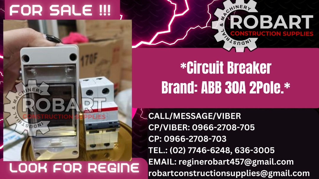 *Circuit Breaker Brand: ABB 30A 2Pole.*, Commercial & Industrial ...