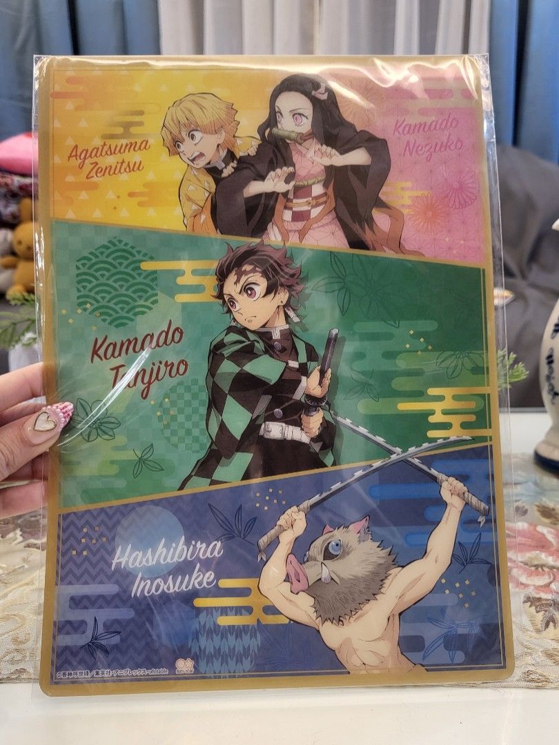 Demon Slayer Characters Large Plastic Photo Card, Hobbies & Toys ...