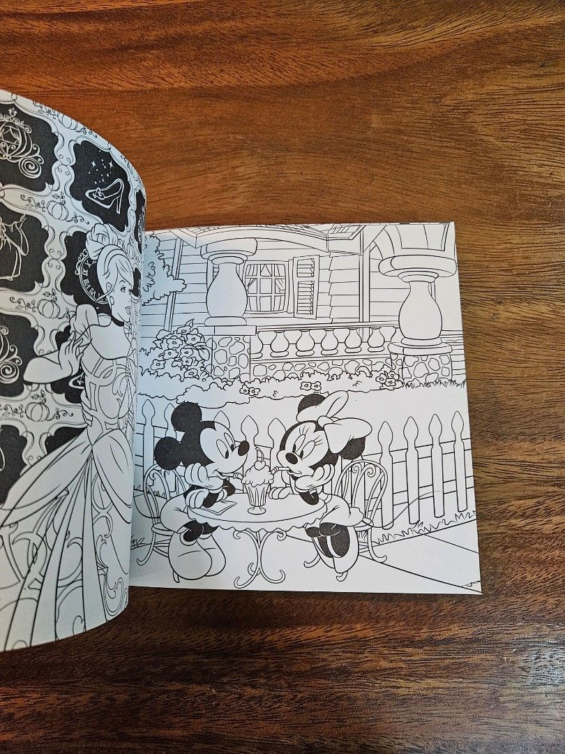 Disney Coloring Book - Love Stories, Hobbies & Toys, Stationary & Craft ...