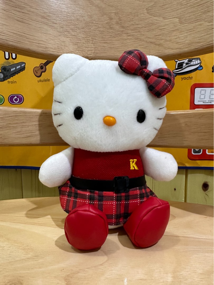 2003 Eikoh Sanrio - Rare Vintage Hello Kitty Red Tartan Skirt, Hobbies & Toys, Toys & Games on ...