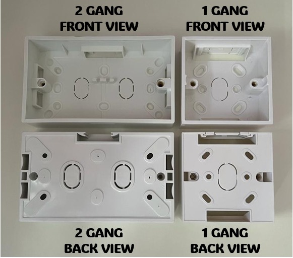 Electrical Switch Socket Mounting Box / Switch Socket Surface Mounting ...