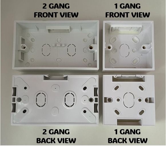 Electrical Switch Socket Mounting Box / Switch Socket Surface Mounting Box / Socket Box / Switch ...