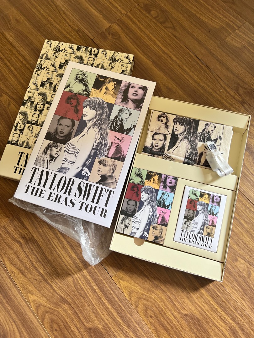 Eras Tour VIP Complete Merch Box Set, Hobbies & Toys, Memorabilia ...