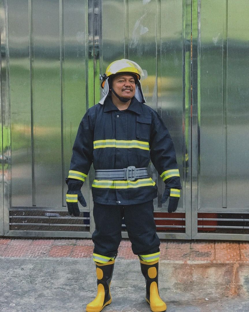 FIREMAN SUIT SET, Men's Fashion, Coats, Jackets and Outerwear on Carousell
